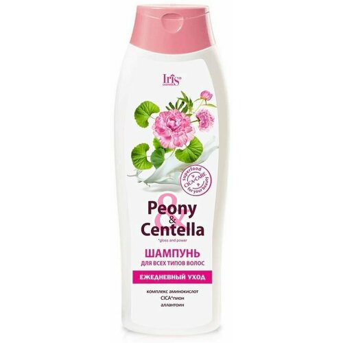 Iris Шампунь для всех типов волос Peony & Centella, Ежедневный Уход, 400 мл