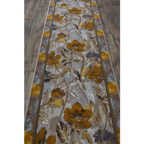 Ковровая дорожка на войлоке, Витебские ковры, с печатным рисунком, 2591, 1.1*4.5 м