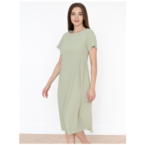Платье Текстильный Край, размер 52, зеленый