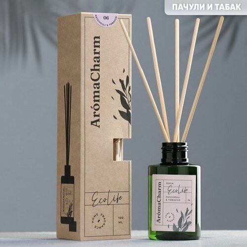 Диффузор ароматический"EcoLife",100мл, PATCHOULI&TOBACCO