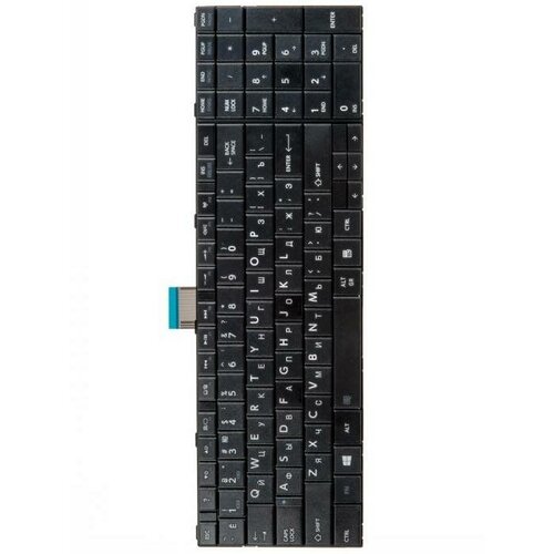 Клавиатура ZeepDeep для ноутбука Toshiba Satellite C850, C855, C855D, L850, L850D, L855, L855D, черная, гор Enter, V130562BS1