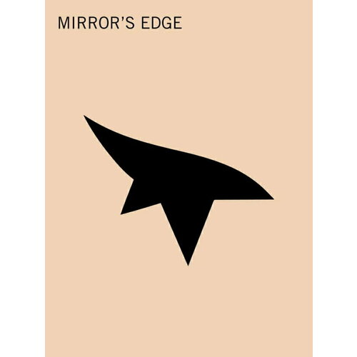 Плакат, постер на холсте Mirrors Edge/игровые/игра/компьютерные герои персонажи. Размер 30 х 42 см