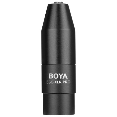 Переходник/адаптер BOYA 35C-XLR PRO mini jack (f) - XLR (m), черный