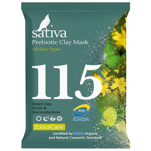 Маска №115 минеральная с пребиотиком, Sativa