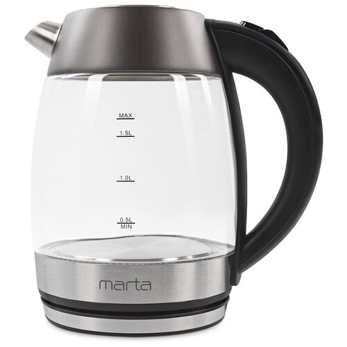 Чайник MARTA MT-4563, серый жемчуг