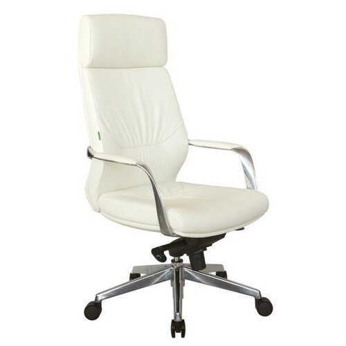 Компьютерное кресло Riva RCH A1815 для руководителя, обивка: натуральная кожа, цвет: белый
