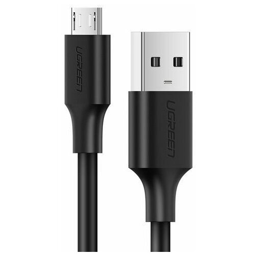 Кабель UGREEN US289 (60138) USB 2.0 A to Micro USB Cable Nickel Plating. Длина: 2м. Цвет: черный