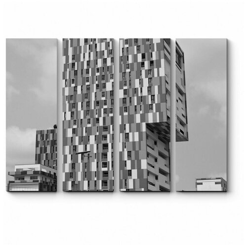 Модульная картина Красивый жилой комплекс Вилладжио140x105