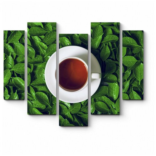 Модульная картина Зеленый чай 211x171