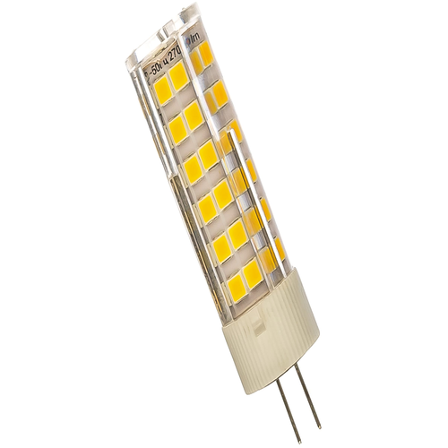 Лампа светодиодная LED 7Вт JC 2700К G4 теплый капсула Б0027859 ЭРА (10шт.)