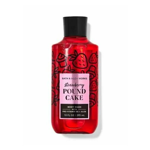 Bath and Body Works увлажняющий гель для душа Strowberry Pound cake (295 мл)