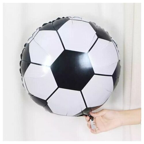 Шар круглый футбольный мяч 45 см. 18" фольга