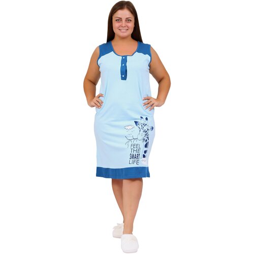 Сорочка Toontex, размер 58, голубой