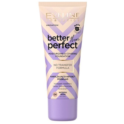 Eveline Cosmetics Тональный крем Better than perfect, 30 мл/30 г, оттенок: 04 natural beige, 1 шт.