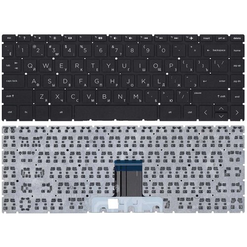 Клавиатура для ноутбука HP Pavilion x360 14-cd0000 черная