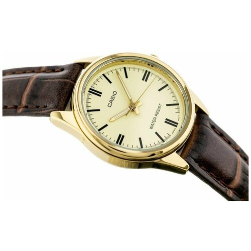 Наручные часы CASIO Collection, золотой, коричневый