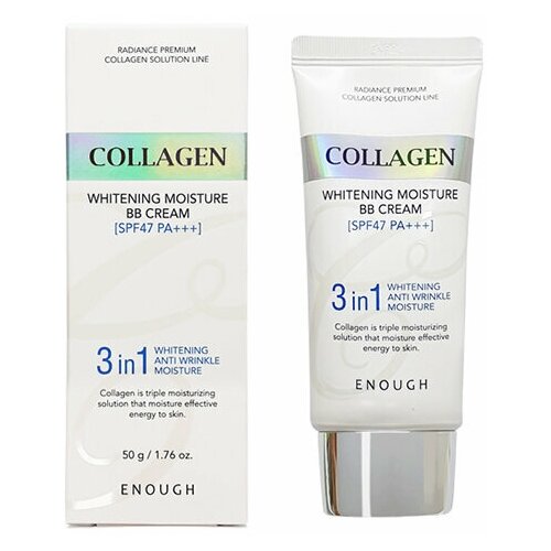 Увлажняющий BB-крем для лица с коллагеном Enough Collagen 3 in 1 BB Cream 50 мл (8809605870276)