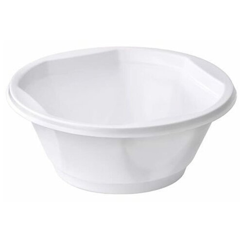 OfficeClean Набор одноразовых тарелок, 600 мл, 50 шт., белый