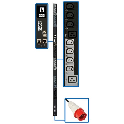 Распределитель питания Tripplite PDU3XEVSR6G20 11.5kW 3phase Switched PDU 24xC13 6xC19