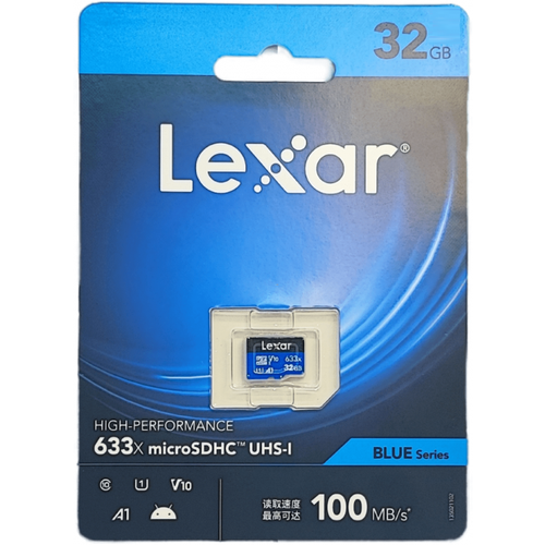 Карта памяти Lexar 32Гб , микро флешка microSDXC Class 10 V10