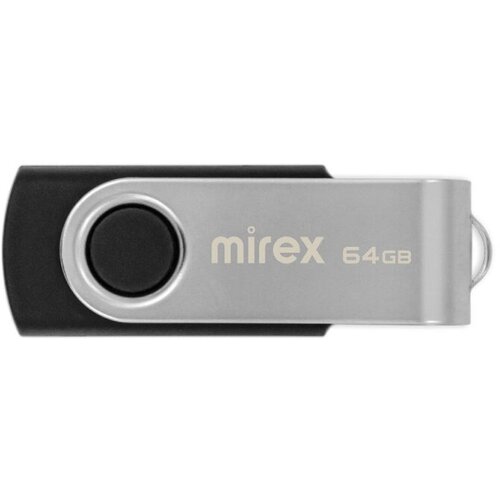 Флеш-память Mirex USB SWIVEL BLACK 64Gb (13600-FMURUS64 )