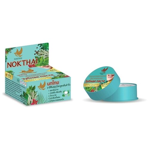 Концентрированная растительная зубная паста NOKTHAI Concentrate Herbal Toothpaste