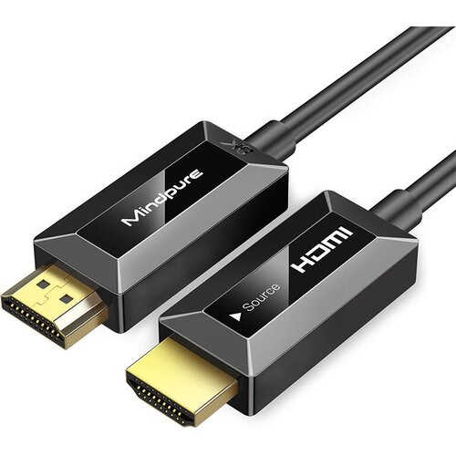 Кабель Mindpure Оптический оптоволоконный HDMI 2.1 Optical Fiber 8K 4K HDR eARC VRR 48Gbps HD010 20м
