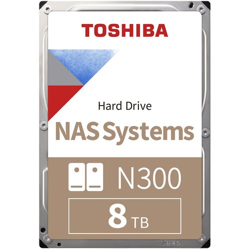 Жесткий диск Toshiba N300 8 ТБ HDWG180UZSVA