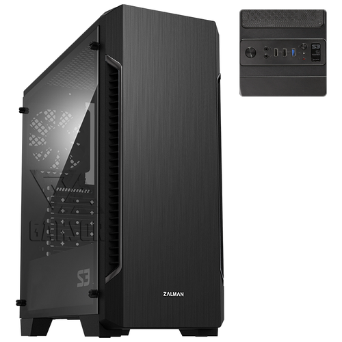 Компьютер GANSOR ADVANCED-1254423 Intel Pentium G6400 4.0 ГГц, Z490M, 8Гб 2666 МГц, SSD 240Гб, HDD 2Тб, GTX 1650 SUPER 4Гб (NVIDIA GeForce), 500Вт