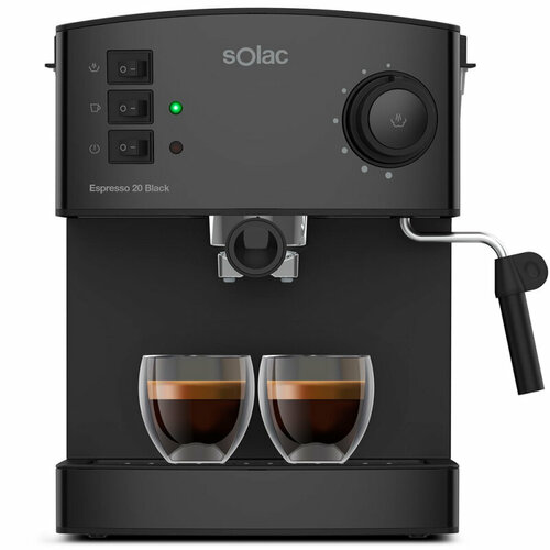 Кофеварка Solac Espresso 20 Bar рожкового типа, черный