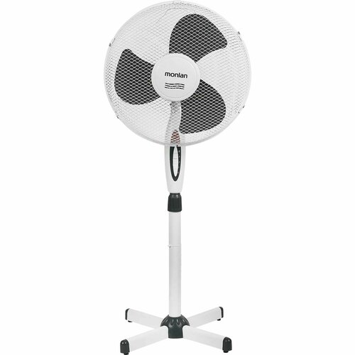 Вентилятор напольный Monlan MF-50SWG 50 Вт 52 см цвет бело-серый
