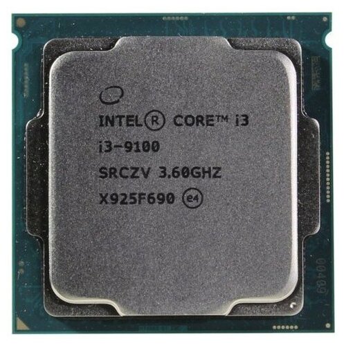 Процессор Intel Core i3-9100 LGA1151 v2,  4 x 3600 МГц, OEM
