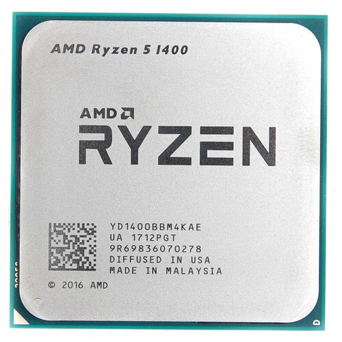 Процессор AMD Ryzen 5 1400 AM4,  4 x 3200 МГц, OEM