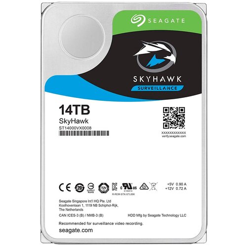 Жесткий диск Seagate SkyHawk 14 ТБ ST14000VX0008