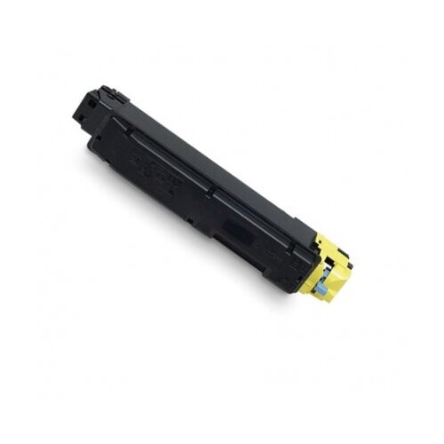 Лазерный картридж для Kyocera TK-5280, Kyocera Ecosys P6235cdn, M6235cidn, M6635cidn с краской (тонером) жёлтый новый заправляемый 11000 копий с чипом