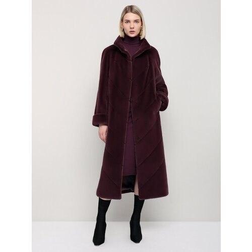 Пальто ALEF, размер 52, фиолетовый