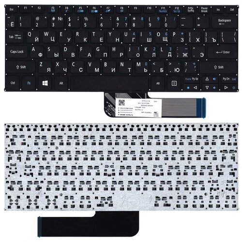 Клавиатура для ноутбука Acer Aspire Switch 10 SW5-012P черная