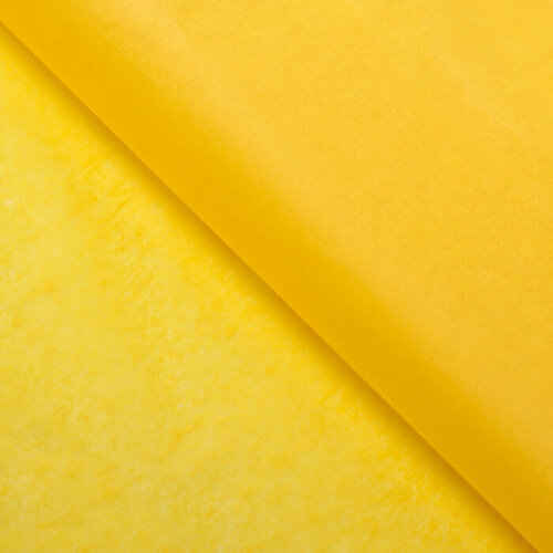 Бумага упаковочная тишью, желтый, 50 см х 66 см 10 шт.