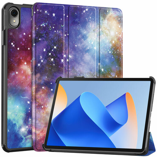 Чехол для планшета Huawei MatePad 11 (2023) 10.95 дюйма (DBR-W09/W00), с магнитом и красивым рисунком (Космос)