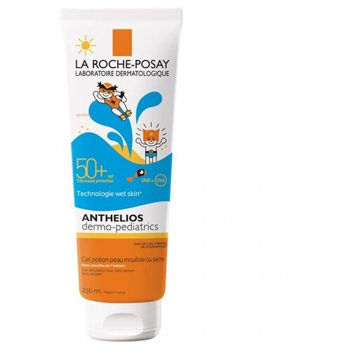 La Roche-Posay Anthelios Dermo-Pediatrics солнцезащитный гель для детей Wet Skin SPF 50 SPF 50, 250 мл