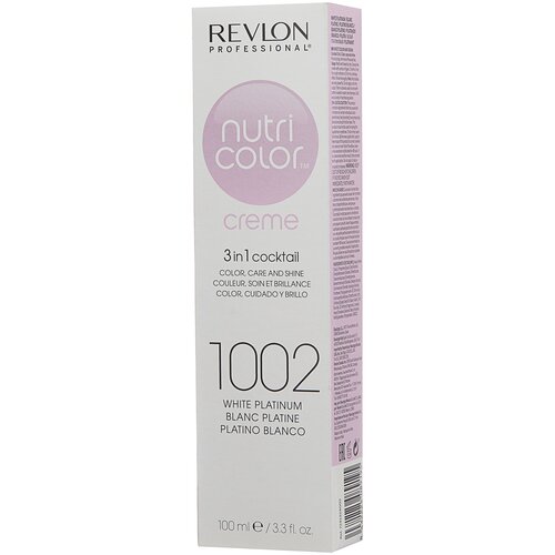 Revlon Professional Крем Nutri Color Creme 3 in 1 cocktail, 1002 white platinum, 100 мл