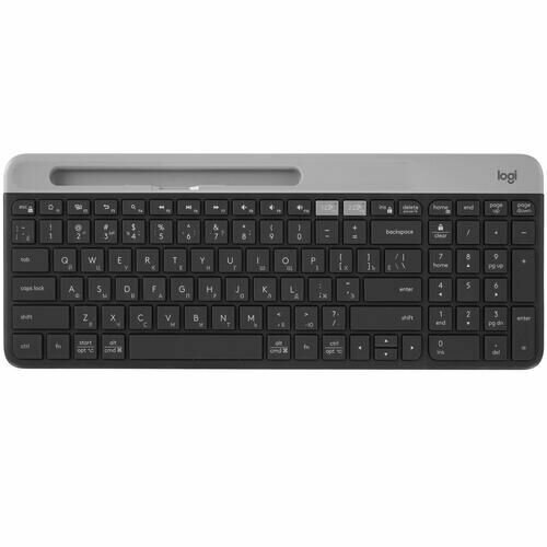 Клавиатура беспроводная Logitech K580 920-009208 , ножничная, клавиш - 101, Bluetooth, радиоканал, черная