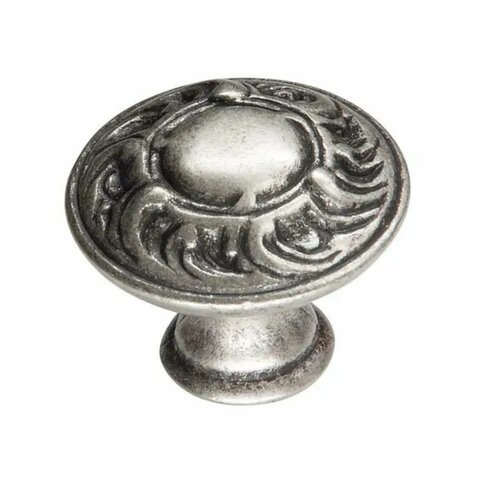 Ручка-кнопка, античное серебро