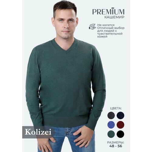 Пуловер Kolizei, размер M, зеленый