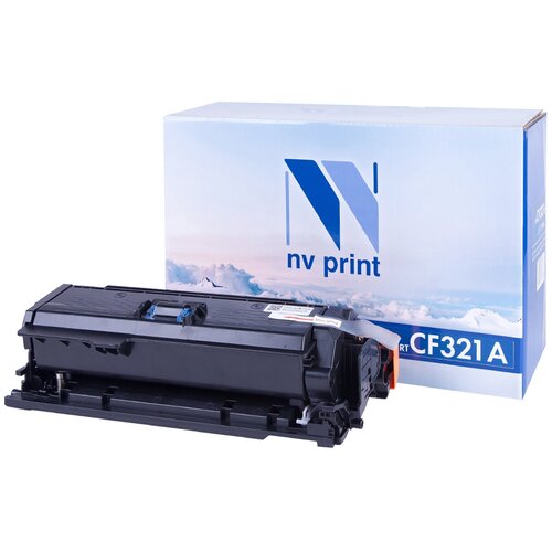 Картридж NV Print CF321A для НР, 16500 стр, голубой