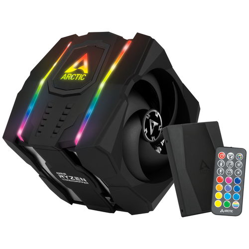 Кулер для процессора Arctic Freezer 50 TR, серебристый/черный/RGB + контроллер