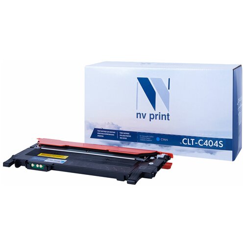 Картридж NV Print CLT-C404S для Samsung, 1000 стр, голубой