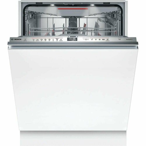 Встраиваемая посудомоечная машина BOSCH SMV6ZCX49E, полноразмерная, 14 комплектов, 6 программ, защита от протечек, белая