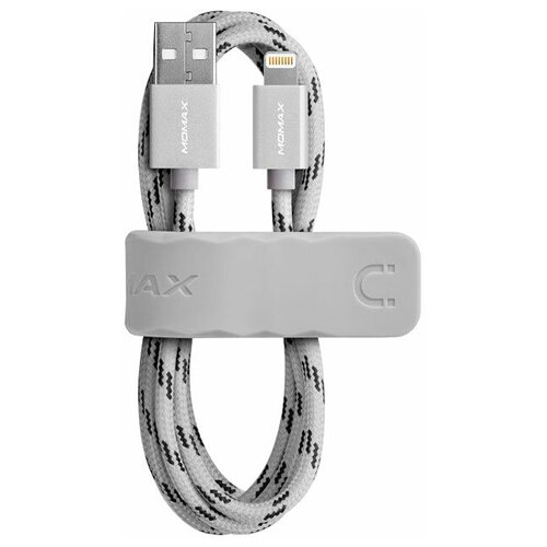 Кабель MOMAX Elite Link Lightning Cable (DDMMFILFP), 1 м, Silver