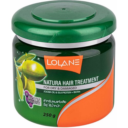 Lolane Маска для волос с маслом оливок, жожоба и протеинами шёлка, 250 гр